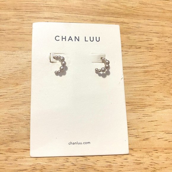 Chan Luu | Jewelry | Chan Luu Pearl Huggie Earrings | Poshmark